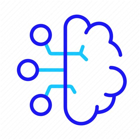 Ai Neural Network Technology Artificial Intelligence Artificial Brain Digital Icon