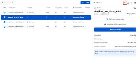 Manage Models Expertai Platform Authoring User Manual
