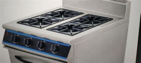 Four Burner Cooking Range At INR In Vadodara Ambe Kitchen Equipment