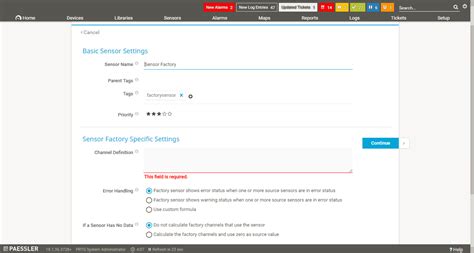 Teguh Triharto Learning Center Add Sensor Factory On Prtg