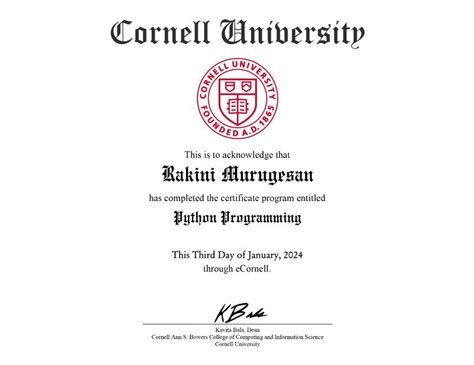 Lifeatkohls Cornelluniversity Pythoncertification