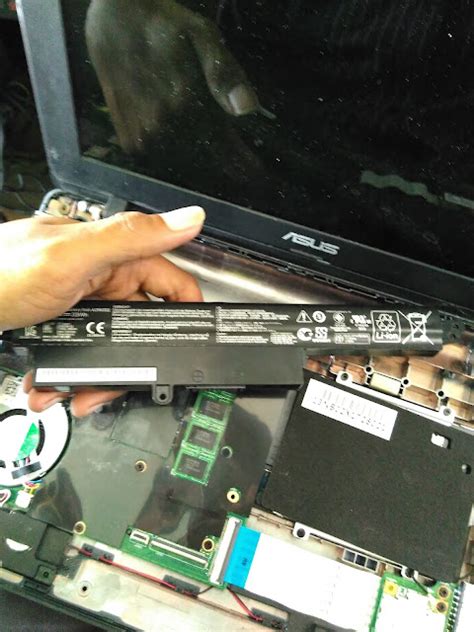 Cara Ganti Baterai Tanam Laptop Asus X Ca Komponen Komponen Komputer