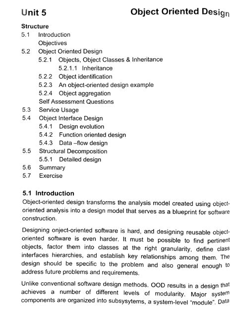 Software Engineering Object Oriented Design Studocu