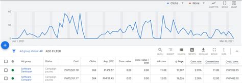 Google Ads Performance Evaluation Syntactics Inc