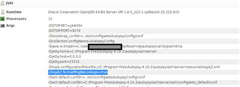 Autopsy Autopsy And Log4j Vulnerability