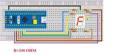 Hiển Thị Led 7 đoạn Arduino Ide