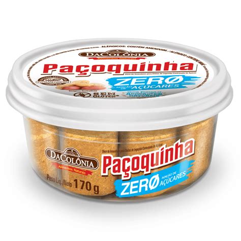 Pacoquinha Dacolonia 170g Zero Acuc