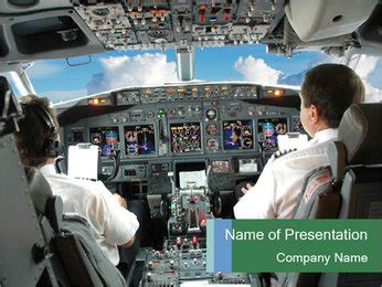 Pilots Cabin During Flight PowerPoint Template Backgrounds Google Slides ID