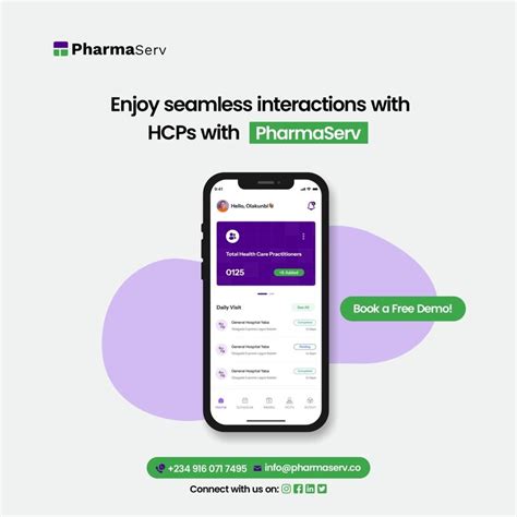Free Demo For Pharmaserv For Healthcare Professionals Pharmaserv