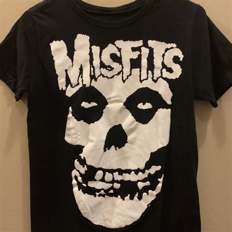 Misfits Skull Logo T Shirt Never Worn Missing Depop