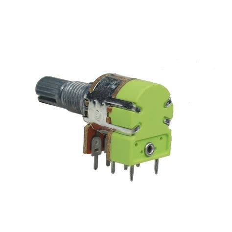 50k Ohm Dual Linear Taper Volume Control Potentiometer Switch 8 Pin