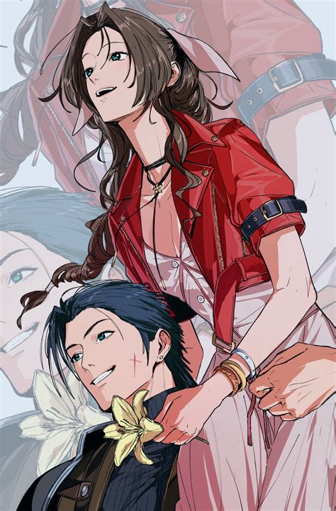 Amikoiiko Aerith Gainsborough Zack Fair Final Fantasy Final Fantasy