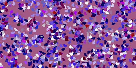 Light Pink Blue Vector Background With Random Forms 1827558 Vector