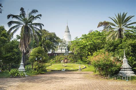 Wat Phnom Landmark In Phnom Penh Cambodia Photograph By Jm Travel
