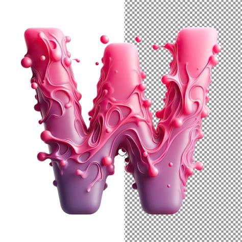 Premium Psd Innovative Typography Single 3d Creative Letter In Transparency