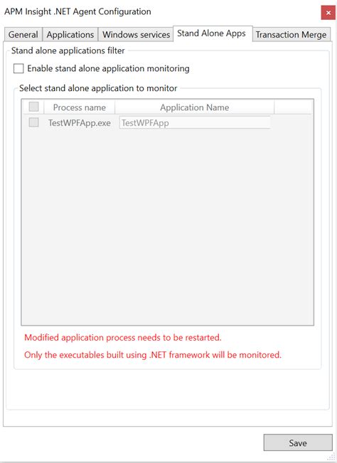 Windows Desktop Application Monitoring Apm Insight Net Agent