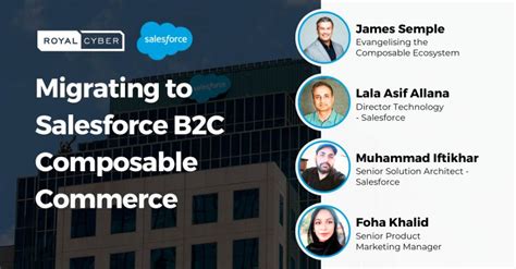 Migrating To Salesforce B2c Composable Commerce Webinar Royal Cyber Inc