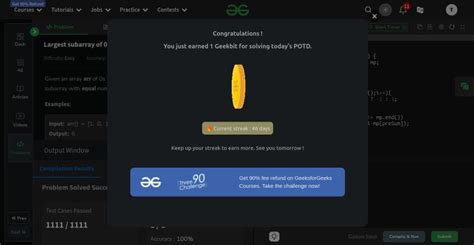 Teja Chinthala On Linkedin Gfg160 Geekstreak2024 Geeksforgeeks Geeksforgeeks