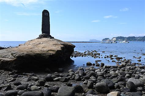 材木座海岸 和賀江島 歴史散歩
