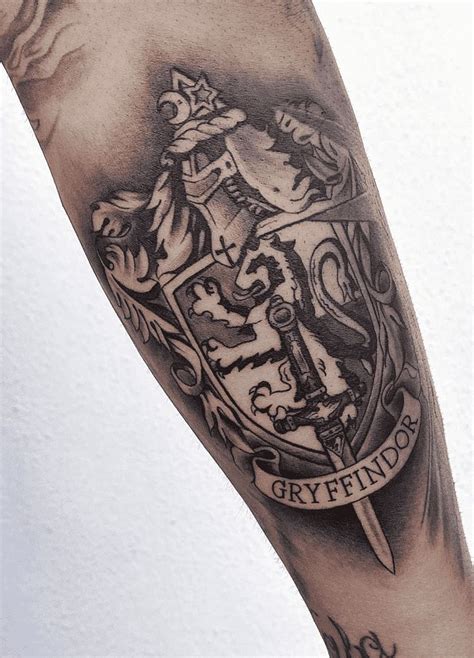 Gryffindor Tattoo Design Ideas Images Harry Potter Tattoos Hogwarts