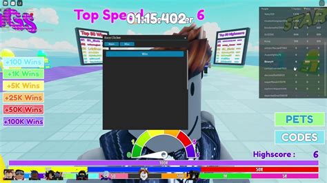 Race Clicker Simulator Script Exploit Gui Inf Wins Youtube