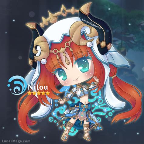 Nilou Chibi I Drew Rniloumains
