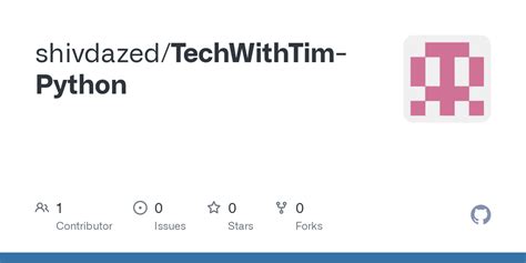 Github Shivdazedtechwithtim Python