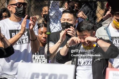 Rapper Mc Jin Applauds Near Rally Organizer Ben Wiping His Eyes At