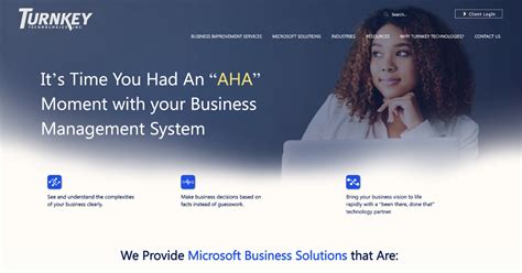 turnkey technologies microsoft business solutions