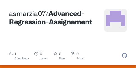 Github Asmarzia07advanced Regression Assignement