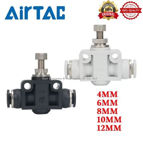 Airtac Psa Series 4mm 6mm 8mm 10mm 12mm Speed Controller Flow