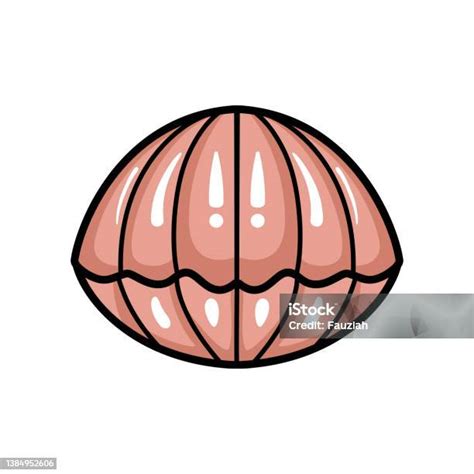 귀여운 작은 조개 만화 디자인 눈 신체 부분에 대한 스톡 벡터 아트 및 기타 이미지 눈 신체 부분 새조개 갑각류 Istock