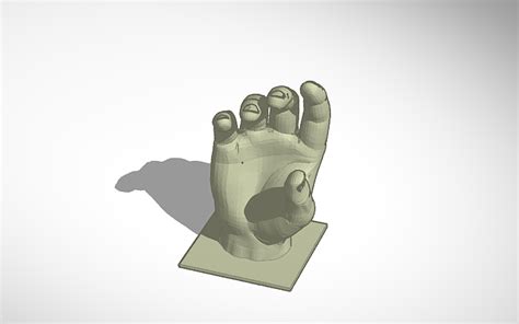 3d Design Hand Tinkercad
