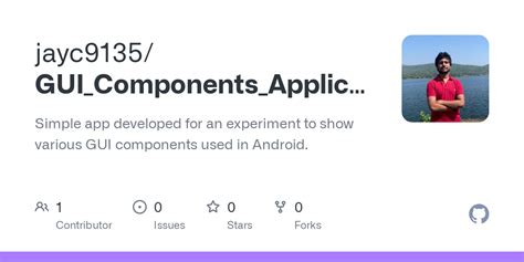 GitHub Jayc9135 GUI Components Application Simple App Developed For An Experiment To Show