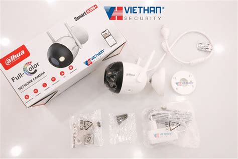 Camera Ip Wifi Bullet 4mp Dahua Dh F4c Led Đàm Thoại 2 Chiều Đèn Led 30m Ánh Sáng Kép Thông Minh