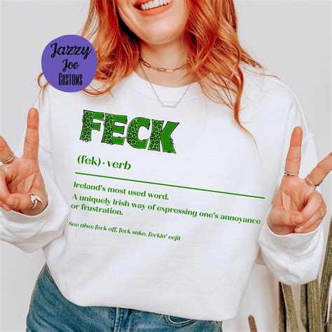 Feck Definition Png Humor St Paddys Day Drinking Irish