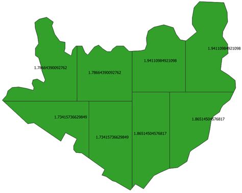 Splitting Polygon Into Equal Area Polygons Using Qgis Geographic Information Systems Stack
