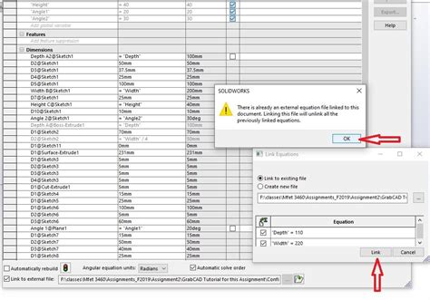 External Text Files To Control Variablesequations In Solidworks