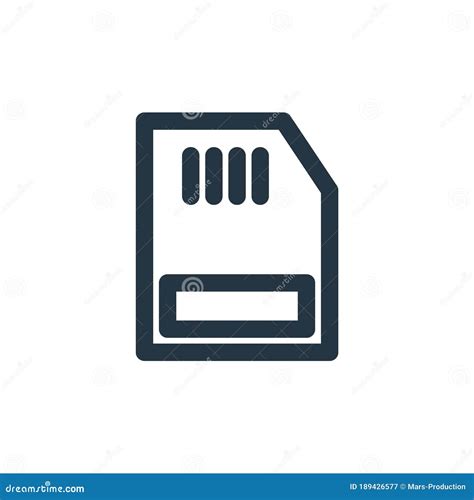 Ram Vector Icon Isolated On White Background Outline Thin Line Ram