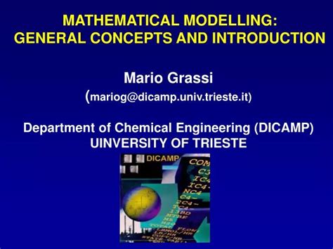 PPT MATHEMATICAL MODELLING GENERAL CONCEPTS AND INTRODUCTION PowerPoint Presentation ID