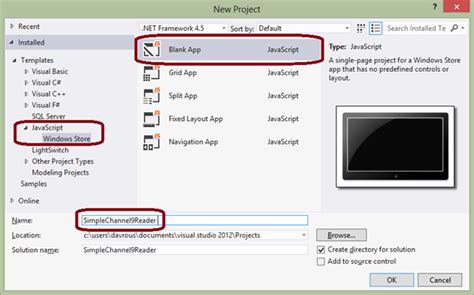 how to create a windows 8 rss reader app with html5 web resources webappers