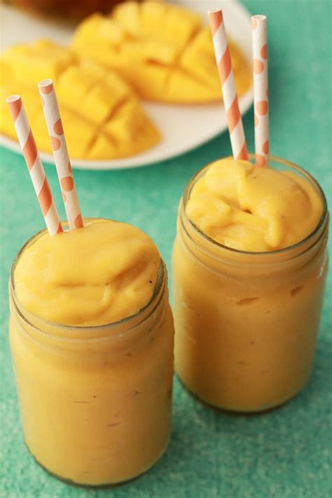 Mango Smoothie 2 Ingredients 5 Minutes Loving It Vegan