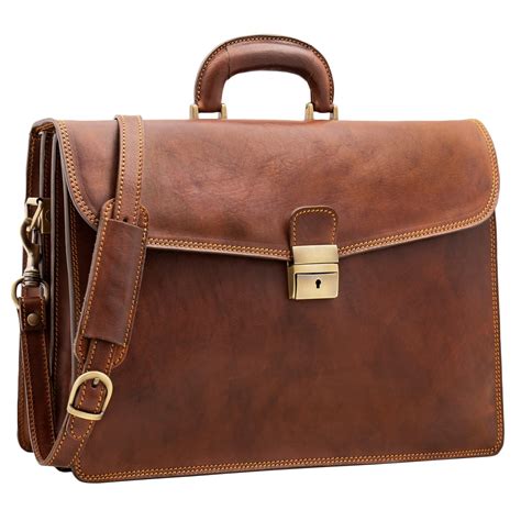 Leather Briefcase For Men Lyon