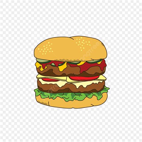 햄버거 패스트 푸드 치즈 버거 클립 아트 햄버거 패스트 푸드 Png 일러스트 및 벡터 에 대한 무료 다운로드 Pngtree