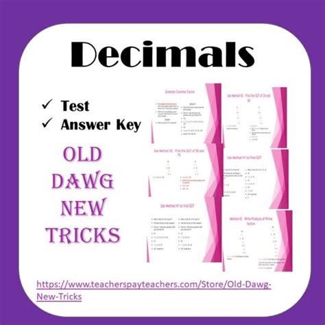 Decimals Test Made By Teachers