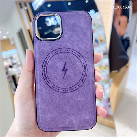 Ốp IP 13 6 1 da từ tính Magsafe màu