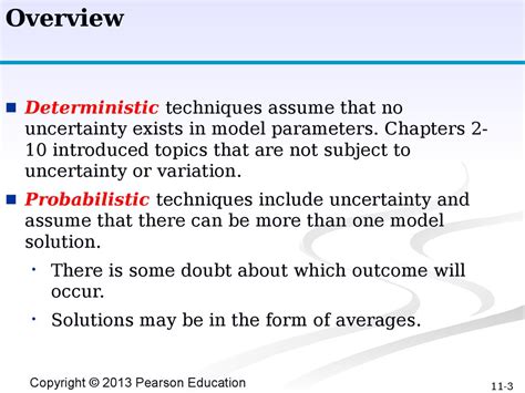 Probabilistic Models Chapter