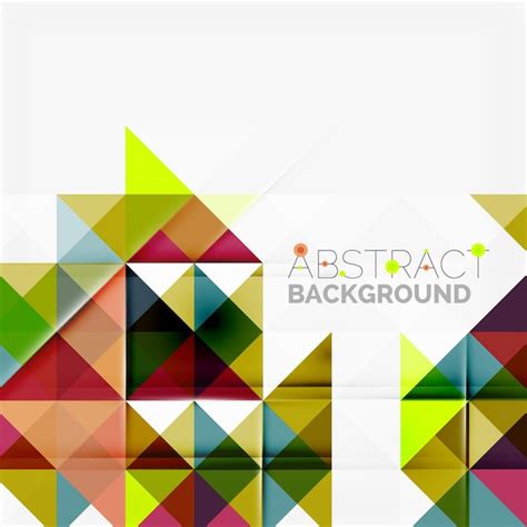 Premium Vector Abstract Geometric Background Modern Overlapping Triangles