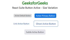 Bouton React Suite Actif StackLima