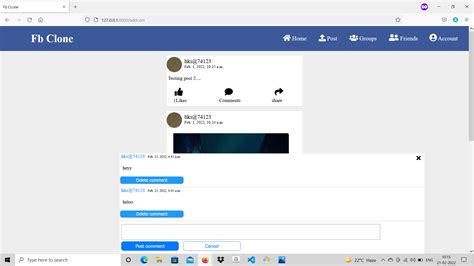 Github Hks74123fbcloneupdation Fbclone Is A Clone Of Well Known Social Media Website Facebook
